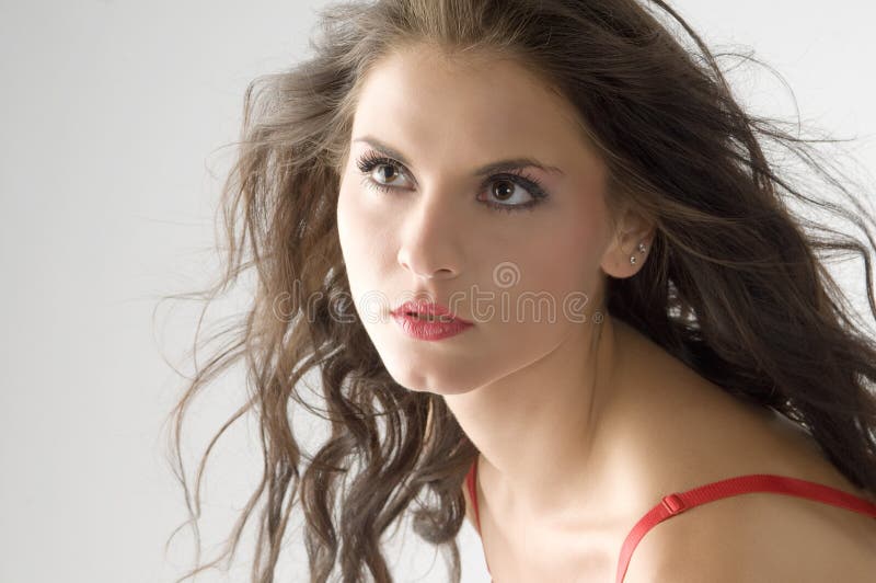 Moving hair stock photo. Image of female, fitness, cute - 6573628