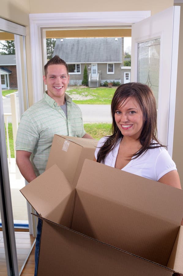 Moving House stock photo. Image of indoor, interior, handsome - 5247164