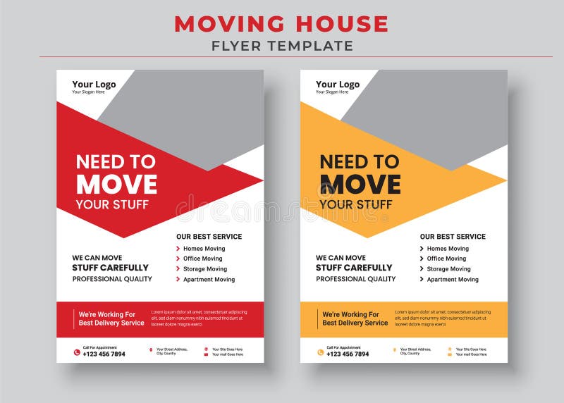 Moving House Flyer Templates, Need To Move Flyer, Moving Made Fast and ...