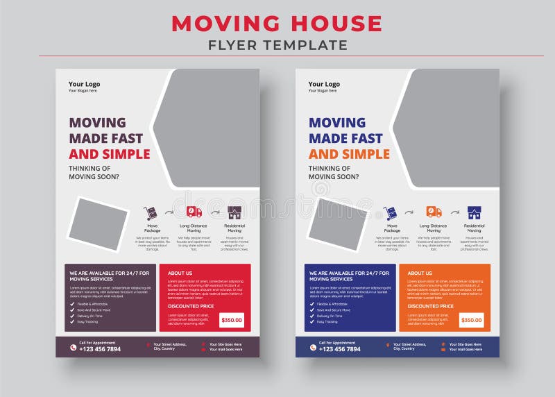 Moving House Flyer Templates, Need To Move Flyer, Moving Made Fast and ...