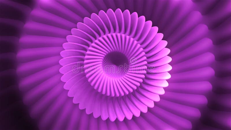 Moving Hypnotic Flower-shaped Pattern. Motion. Beautiful Hypnotic ...