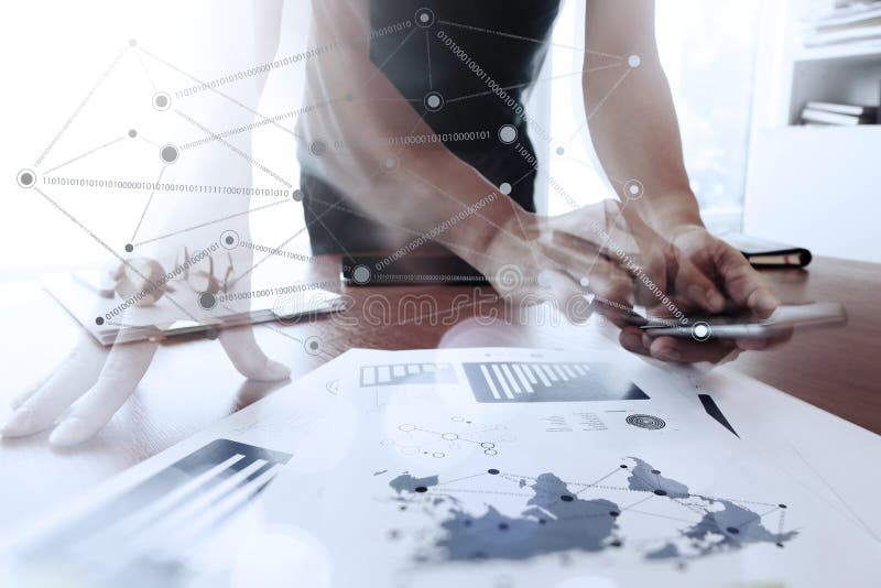 Moving Image of Business Creative Designer Working Stock Image - Image ...