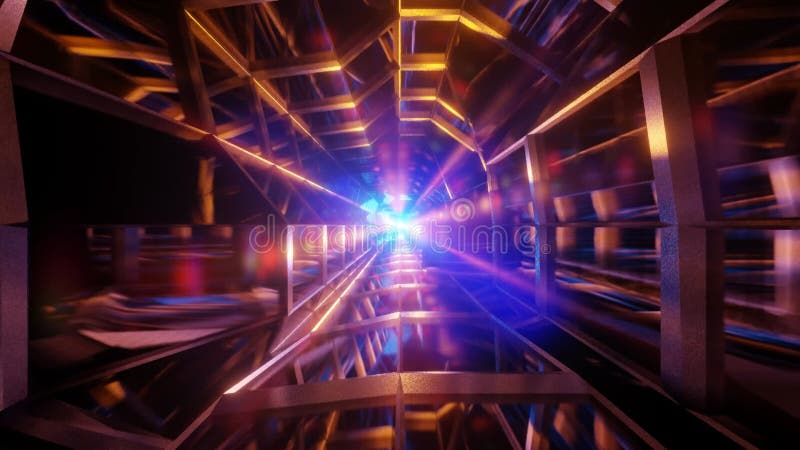 Moving Information Over a Fiber-optic Cable, 3d Rendering Simulation ...