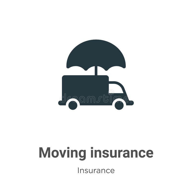 Moving Insurance Icon in Trendy Design Style. Moving Insurance Icon ...