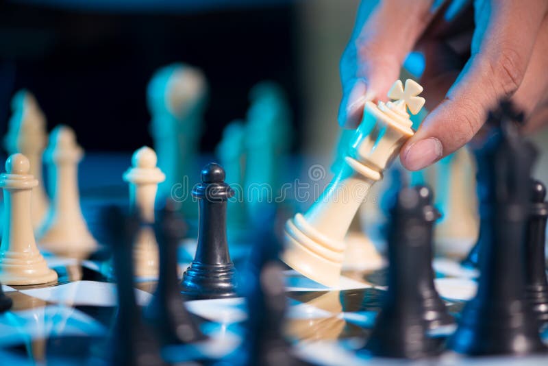 Moving the king stock photo. Image of challenge, attack - 44692610