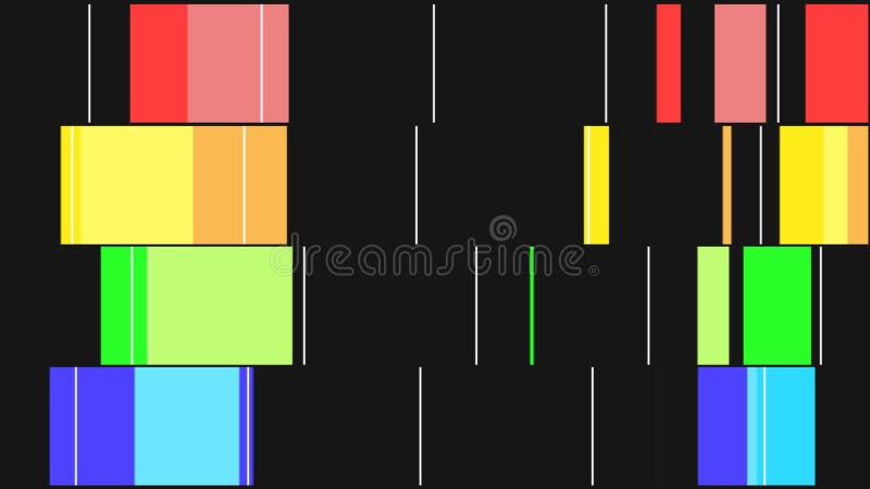 Colorful Layered Arc Mandala Circular Form Animation Stock Video ...