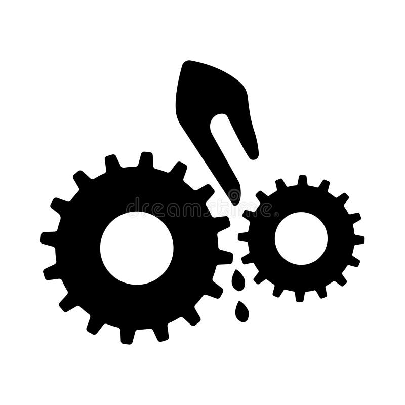 Moving Machinery Black Icon,Vector Illustration, Isolate on White ...