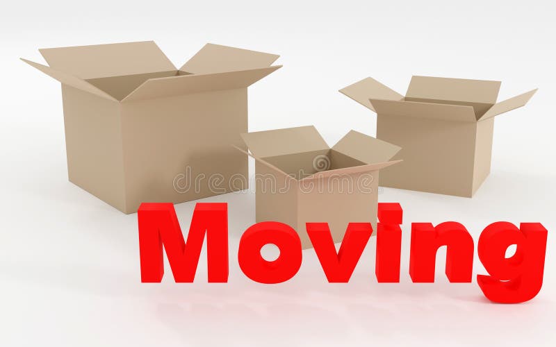 Moving Made Easy, Empty Boxes Signifying Organization in the Process of ...
