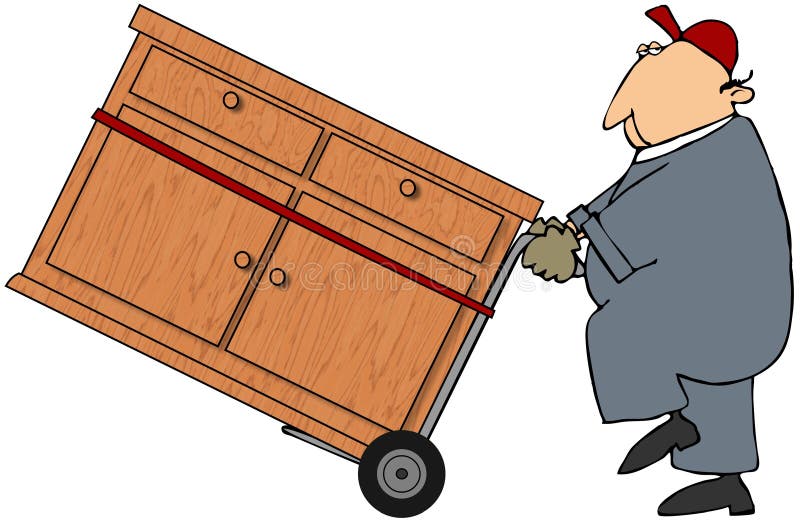 Moving Man stock illustration. Illustration of hand, moving - 13345517