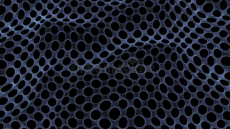Moving Mesh Filled with Holes. Stock Video - Video of motion, modern ...