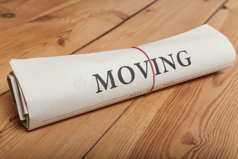 Moving newspaper stock photo. Image of move, written - 38946356