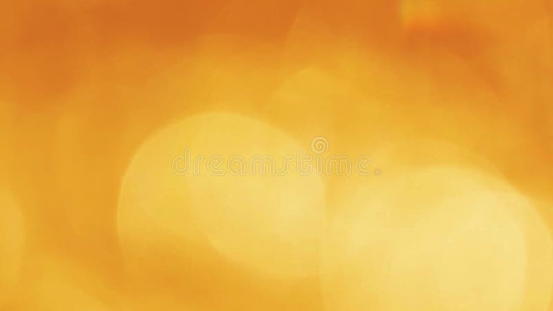 Moving Orange Bokeh of Round Light Highlights Stock Footage - Video of ...
