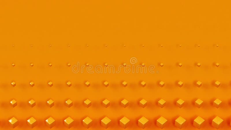 Moving Orange Cubes on Hot Background, Trendy Minimal 3d Looping ...