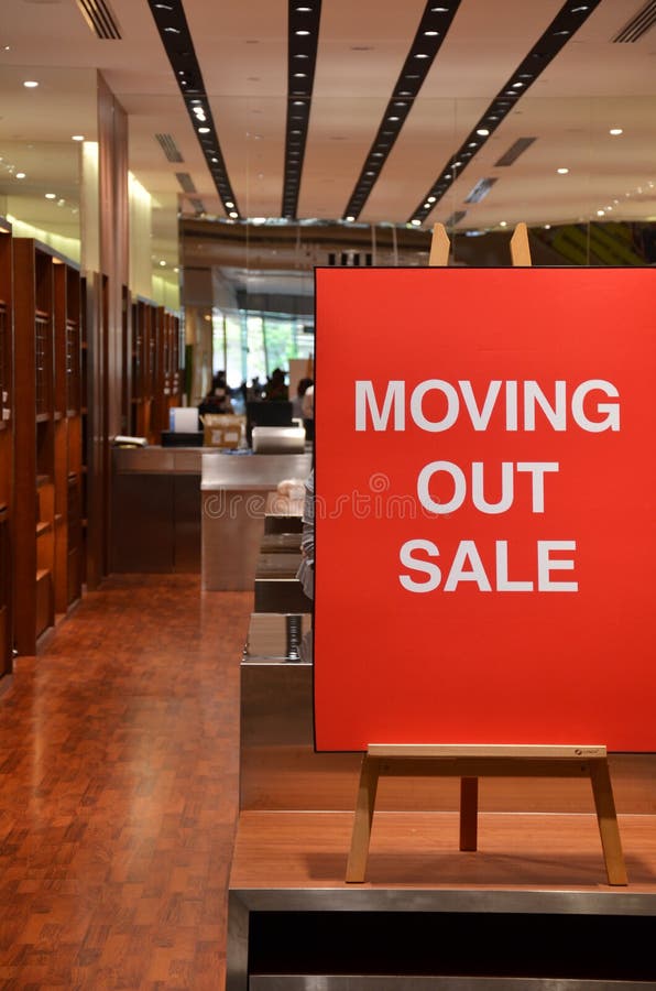 Moving out sale stock image. Image of cost, promotion - 72775205