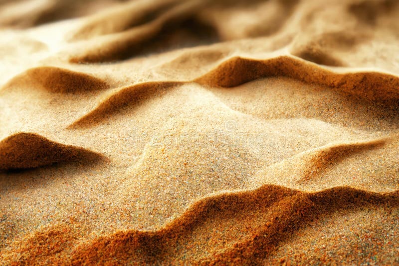 Moving Over the Desert Floor. Digital Art. Stock Illustration ...