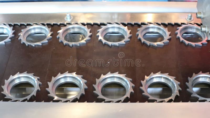 Moving Part of the Machine for the Production of Stock Footage - Video ...