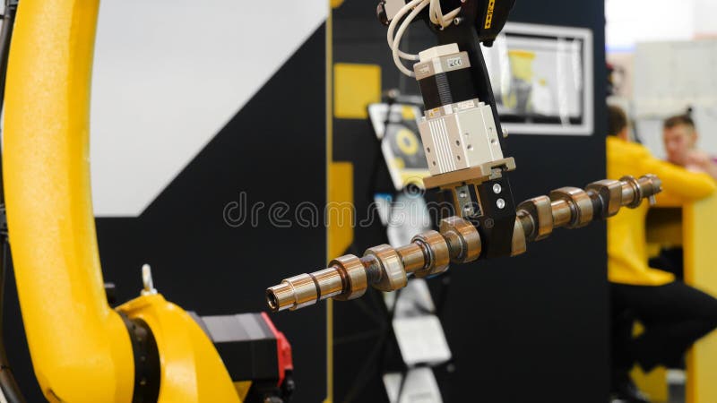 Moving Part of Robotic Arm Machine Tool. Media Editorial Stock Image ...