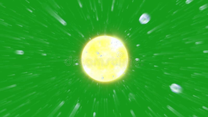 Moving Particles Towards Sun Green Screen Motion Graphics Stock Footage ...
