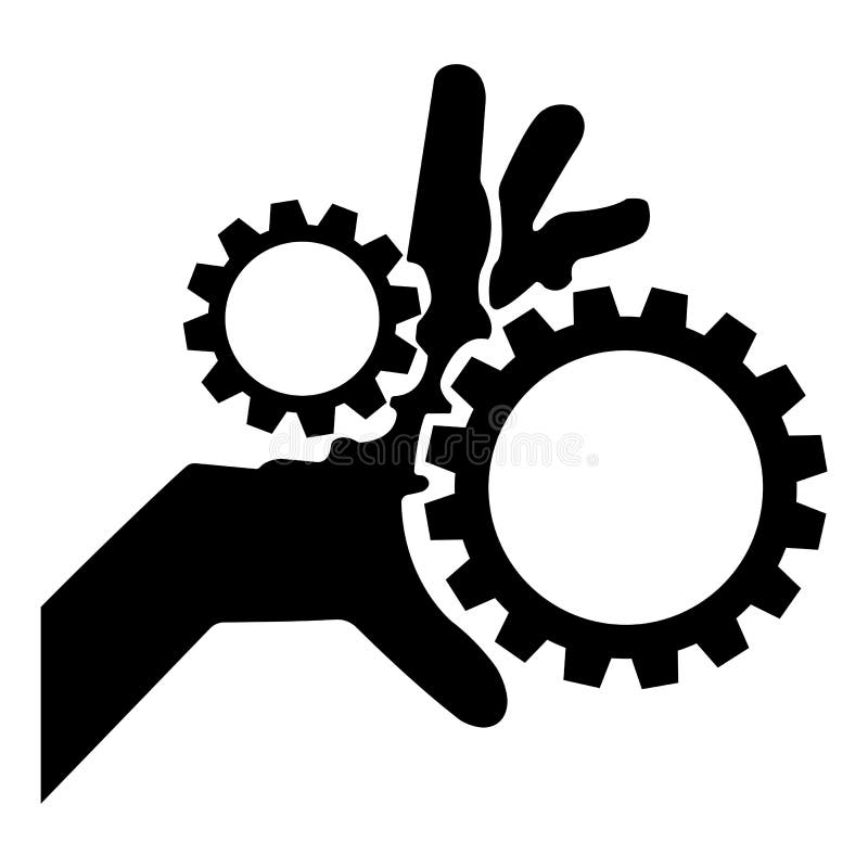 Moving Parts Symbol Isolate on White Background,Vector Illustration EPS ...