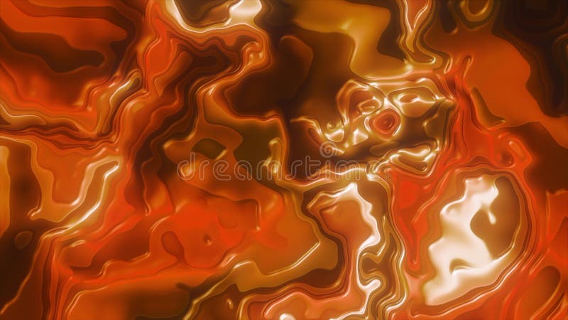 Moving Pattern of Liquid Layers. Motion. Glowing Layers of Moving Fluid ...