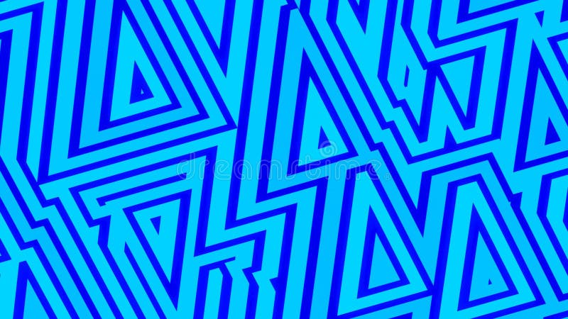 Moving Pattern in Style of Maze. Design. Rotating and Changing Ornament ...