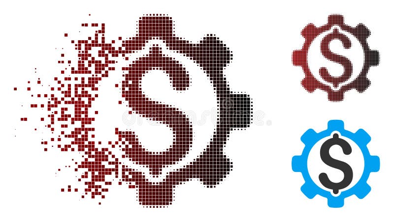 Moving Pixel Halftone Development Price Icon Stock Vector ... Moving Pixel Halftone Development Price Icon Stock Vector ...