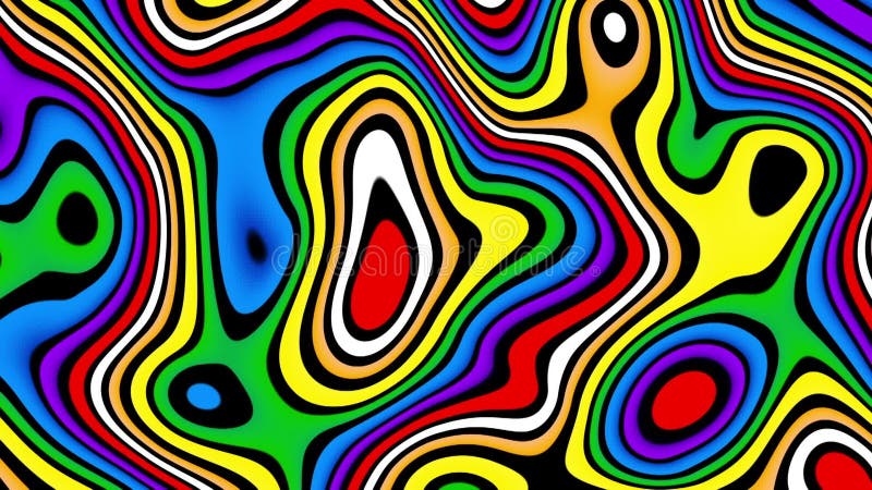 Psychedelic Moving Background Stock Footage - Video of vibrant ...