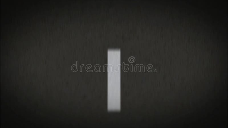 The Road is Endlessly Moving Forward. Stock Footage - Video of physical ...