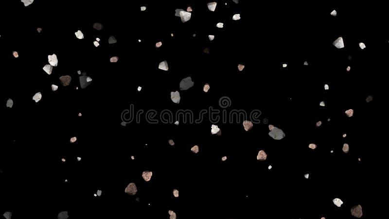 Moving Rocks Motion Graphics with Night Background Stock Footage ...