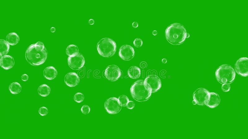 Soap Bubbles with Green Screen Background Stock Footage - Video of ...