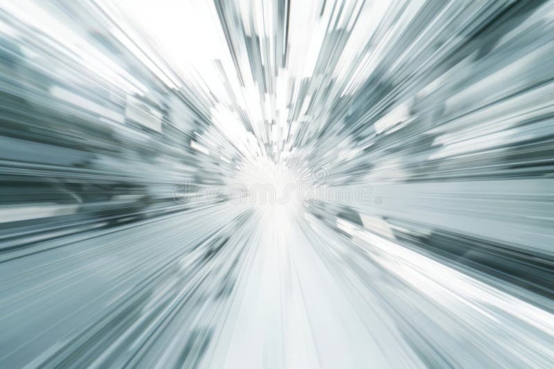 Moving at the Speed of Light, First Person View Stock Illustration ...