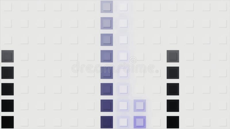 Moving Squares for Transitions. Motion. Pixel Squares Move in Computer ...