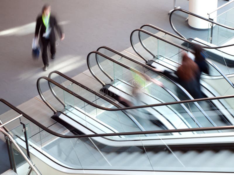 Moving Staircase stock photo. Image of construction, building - 18628180
