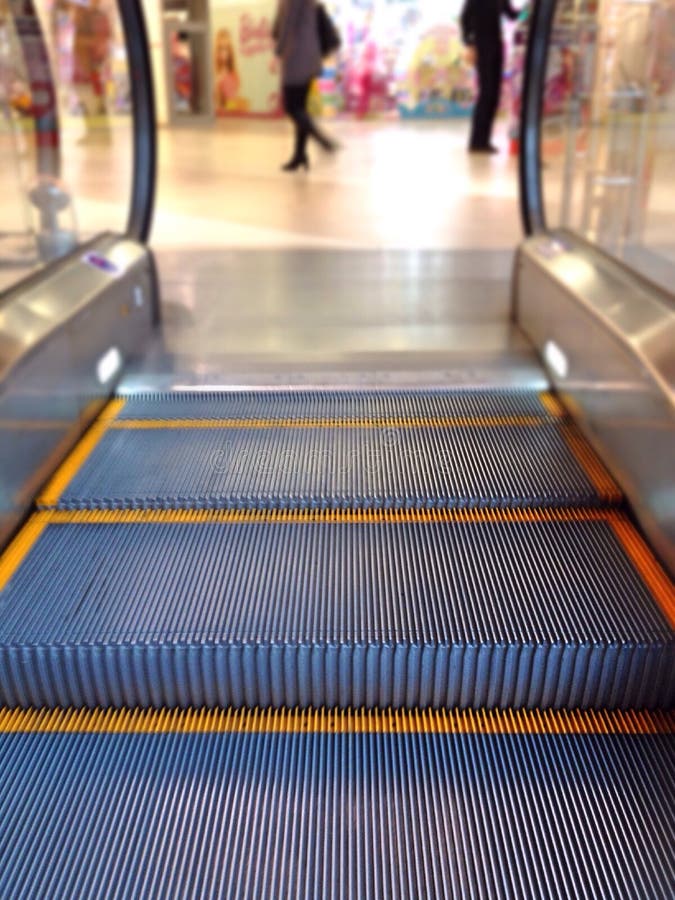 Moving Stairs in a Shopping Centre Stock Image - Image of shop ...