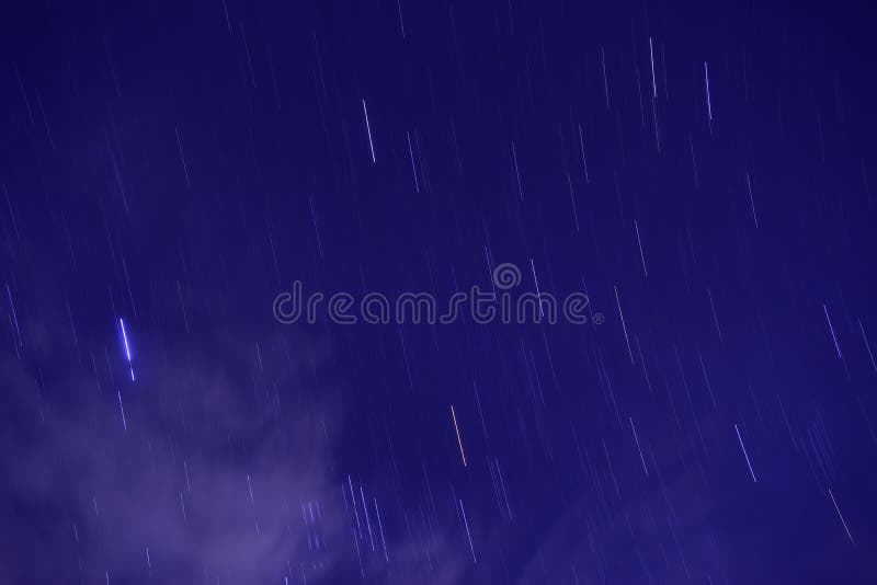 Moving stars stock photo. Image of stars, trail, exposure - 69416334