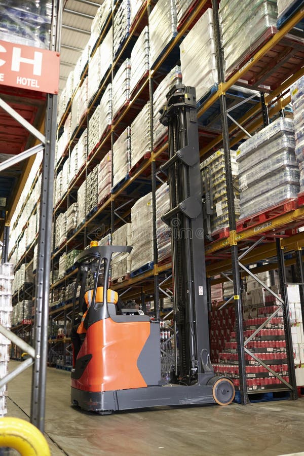 Lowering Stock in a Distribution Warehouse Using Aisle Truck Stock ...
