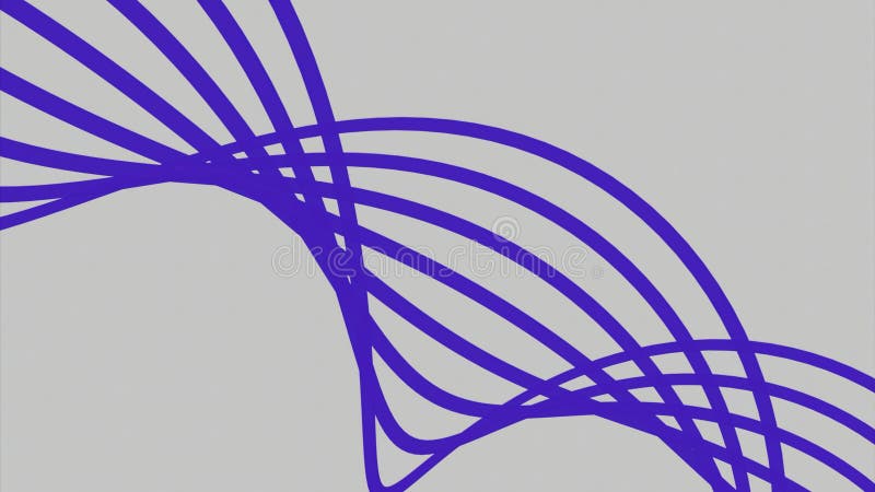 Moving Swirling Structure of Curved Lines. Design. Simple Abstract ...