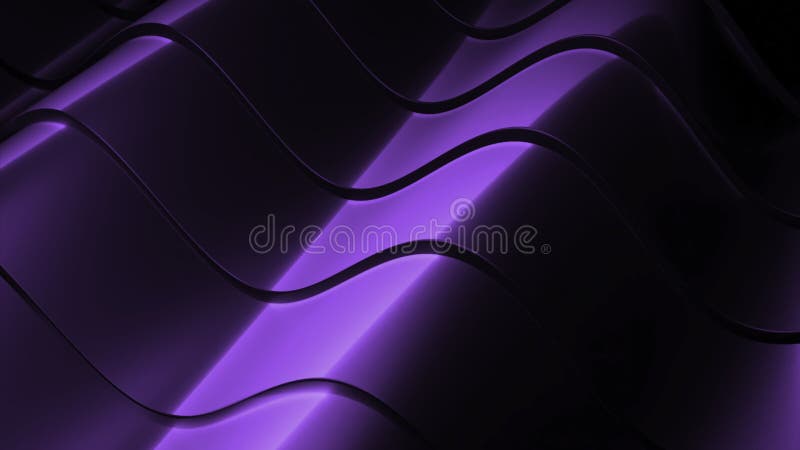 Moving Texture of Metallic Colored Waves. Design. Metal Lines Move in ...