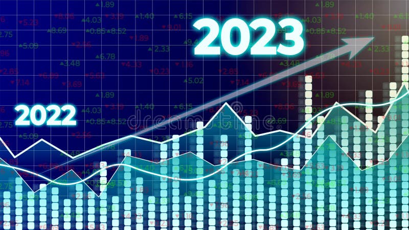 Moving 2022 to 23 graph stock footage. Video of dollar - 262896948