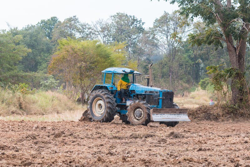 Moving tractor stock photo. Image of production, transportation - 89819758