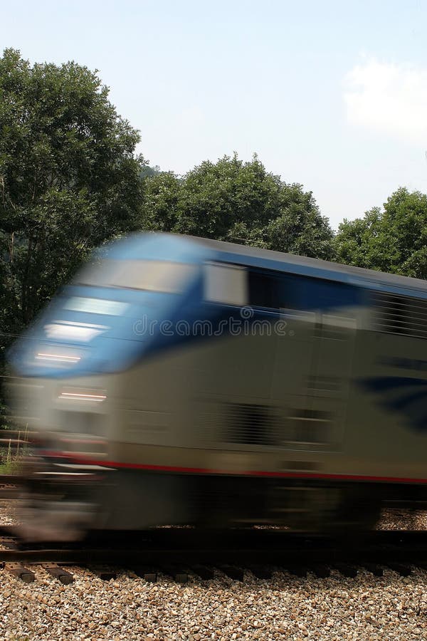 Moving Train stock image. Image of locomotive, modern, leisure - 215155