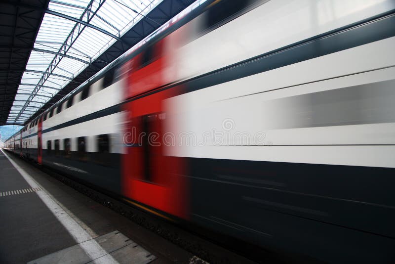 Fast moving train stock photo. Image of metropolitan, hurry - 3100700