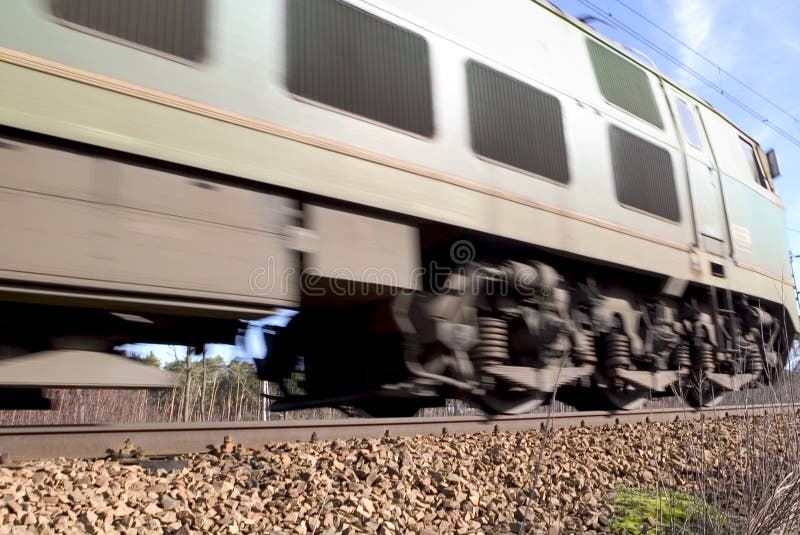 Moving train stock image. Image of passenger, passage - 4188813