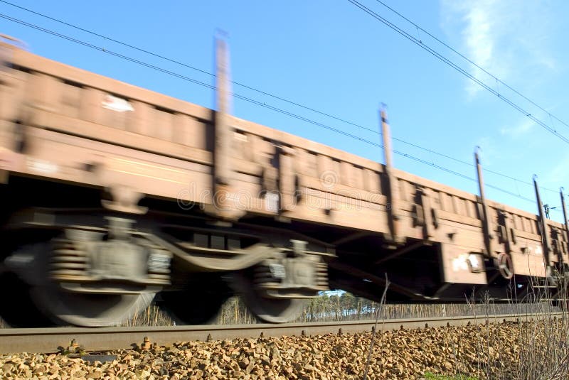 Fast moving train stock image. Image of transportation - 5759003