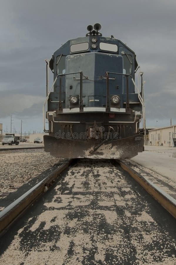 Moving Train On Track Picture. Image: 92429932