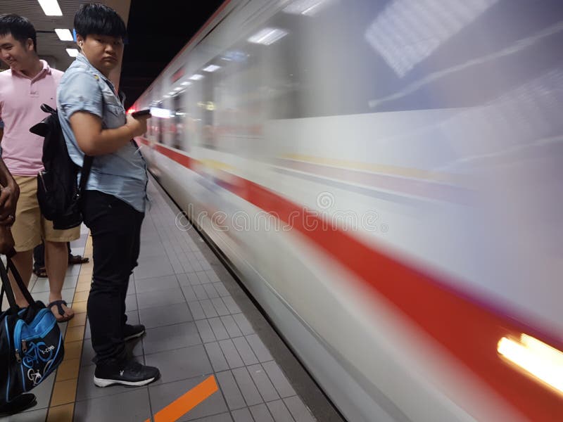 Moving Train editorial stock photo. Image of vehicle - 75998318