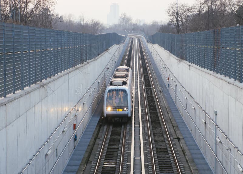 Moving train stock photo. Image of rail, rails, railway - 33664924
