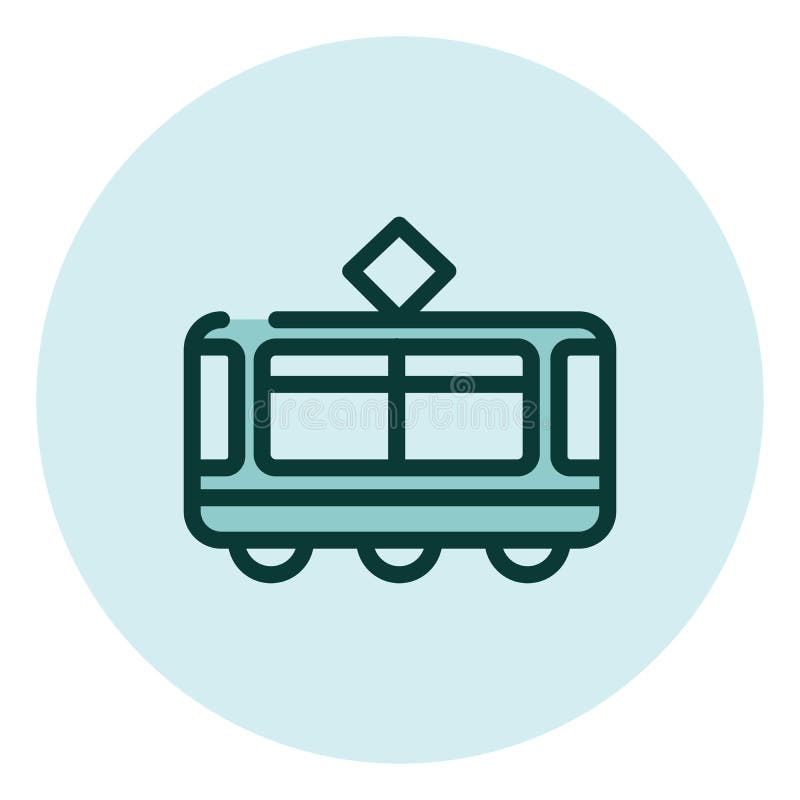 Railway fast train, icon stock vector. Illustration of metro - 258929640