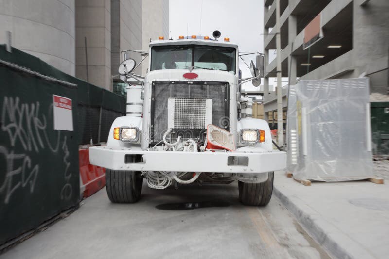 Moving truck stock photo. Image of truck, building, angle - 8805960