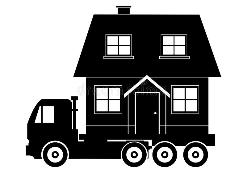 Family Moving Trucks Stock Illustrations – 13 Family Moving Trucks ...
